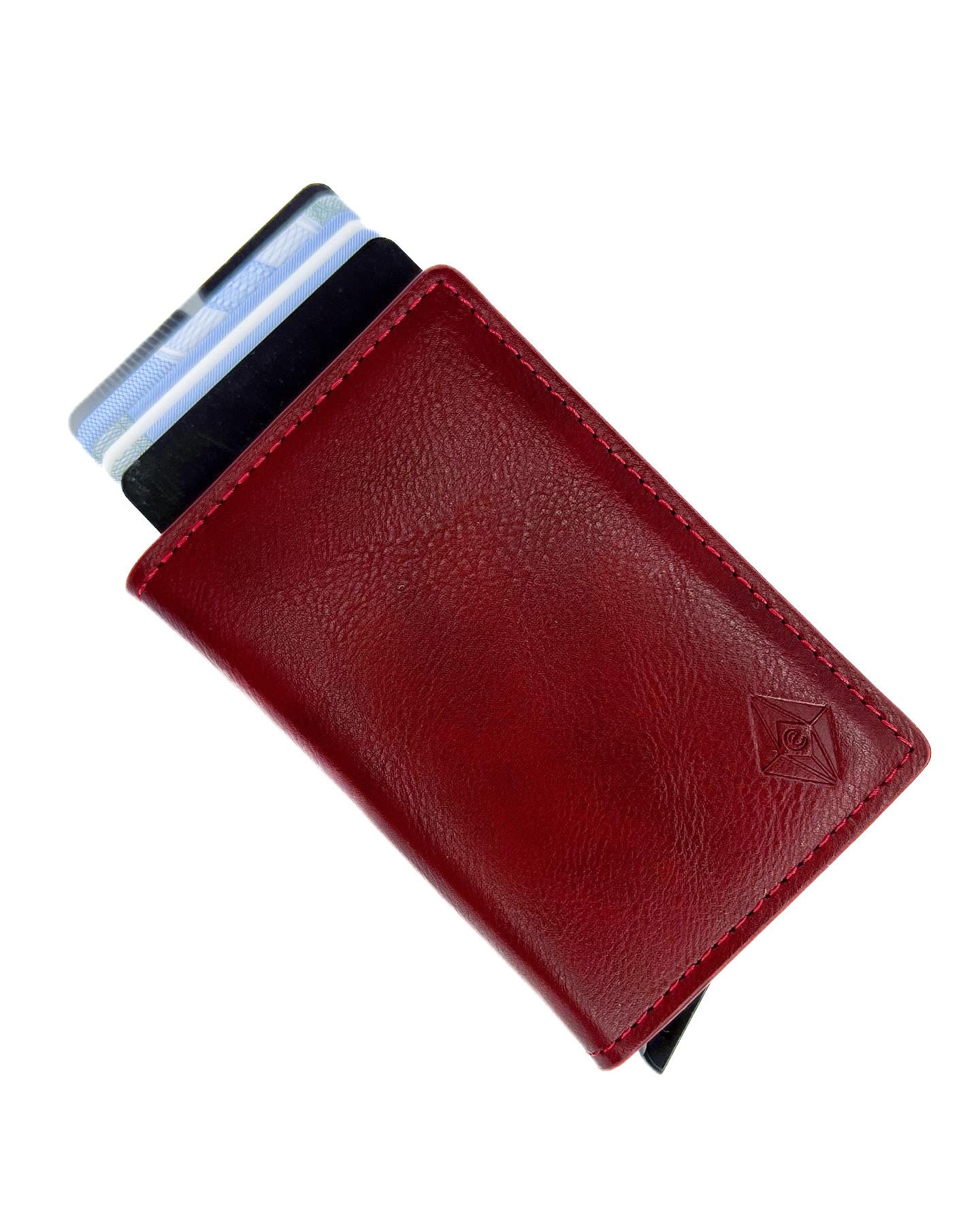 Card holder Standard PRF-07 red – Carbon Elegance